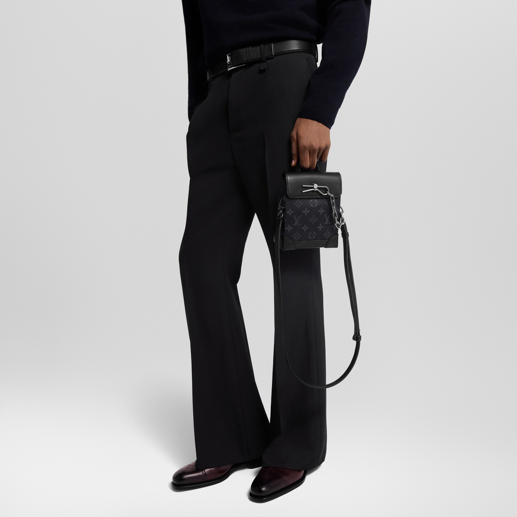 Sac Nano Steamer Monogram Eclipse - Sacs de luxe | Homme | LOUIS VUITTON